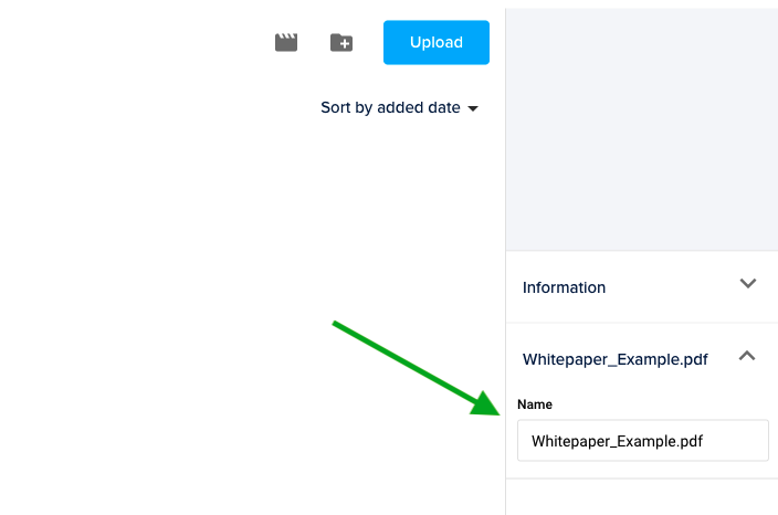 How to upload and link to a PDF