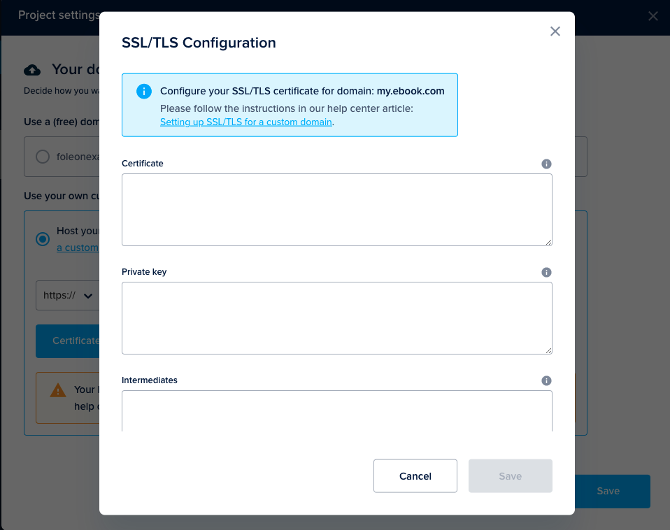 How to set up your custom domain and SSL/TLS with Cloudflare