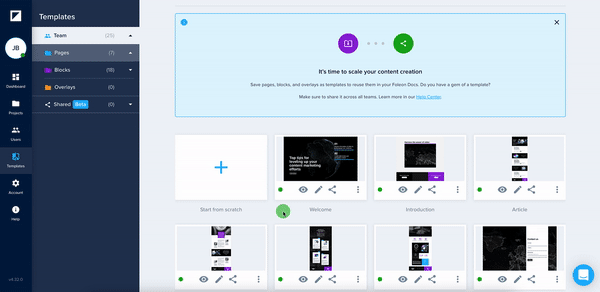 All about shared templates