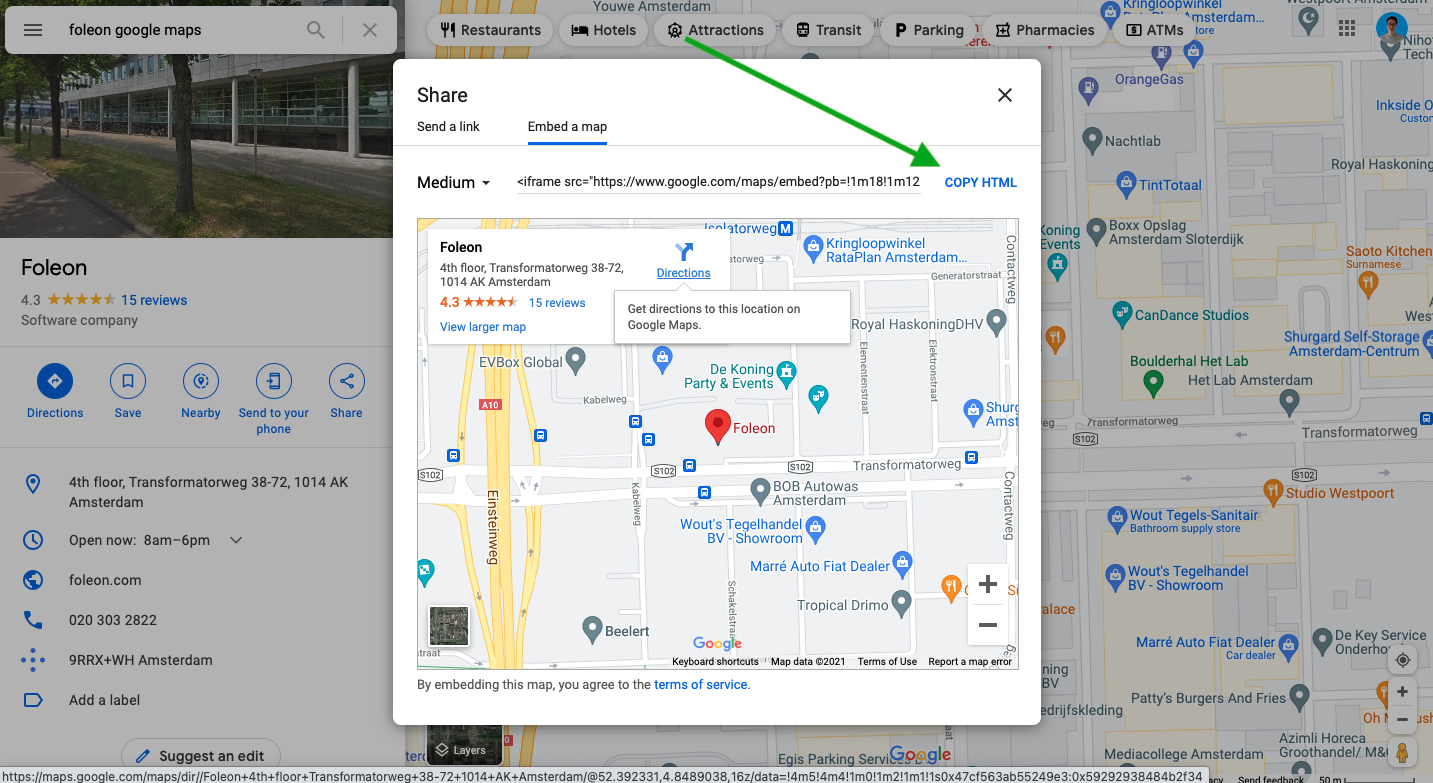 How to embed Google Maps