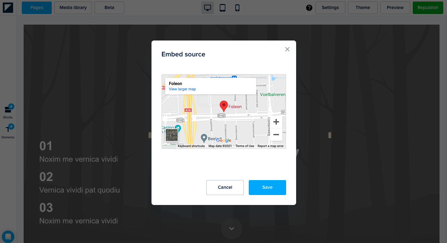How to embed Google Maps