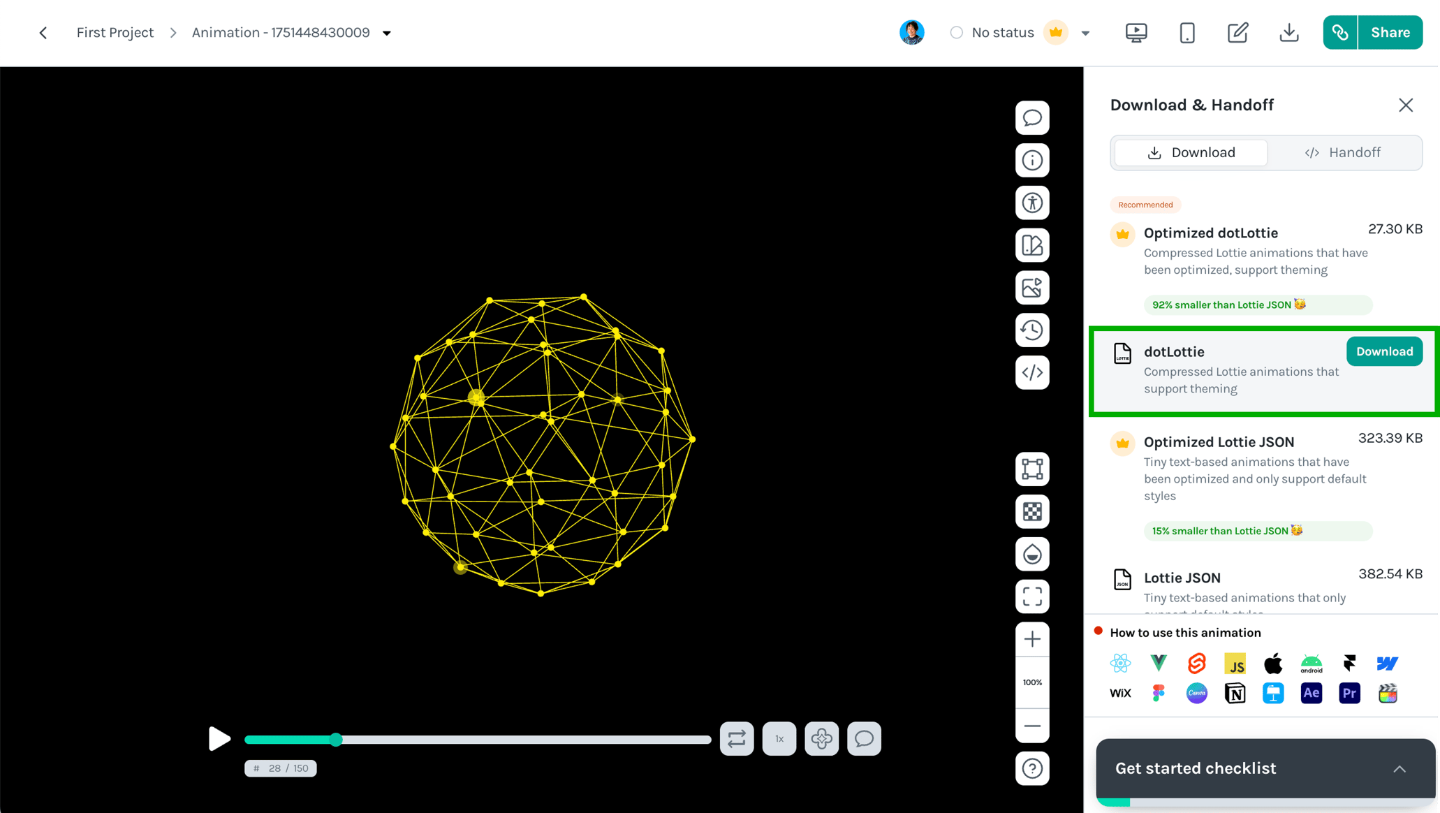 All about Lottie animations