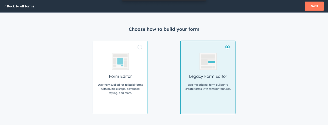 Using the HubSpot form element