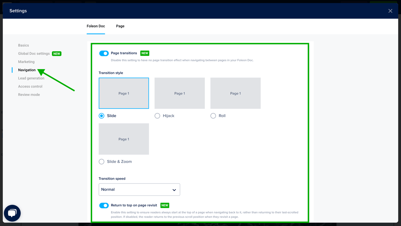 All about page transitions