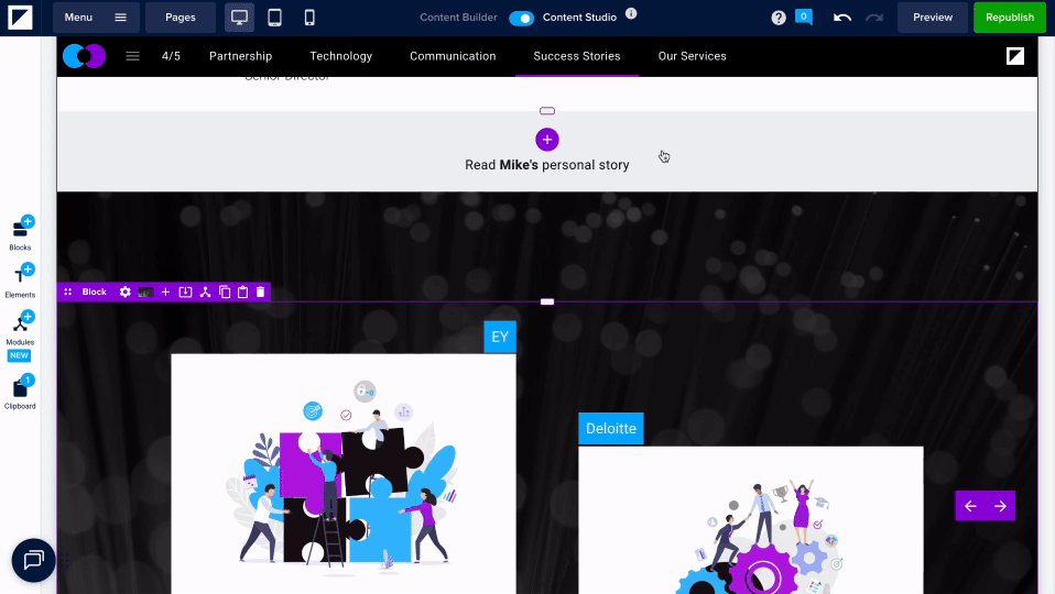 Create collapsible sections with Reveal & Hide Blocks