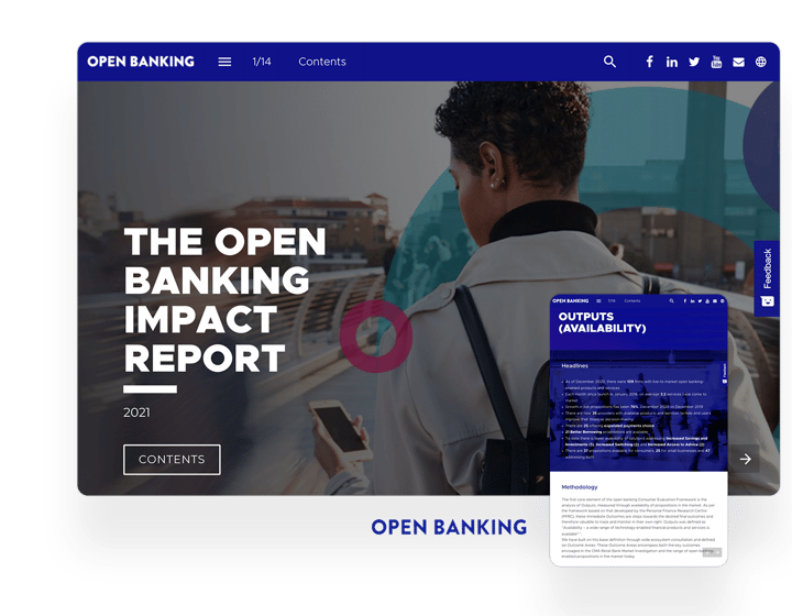 Open Banking Impact Report Example – Foleon