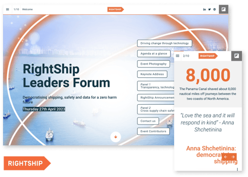 RightShip Event Brochure – Foleon