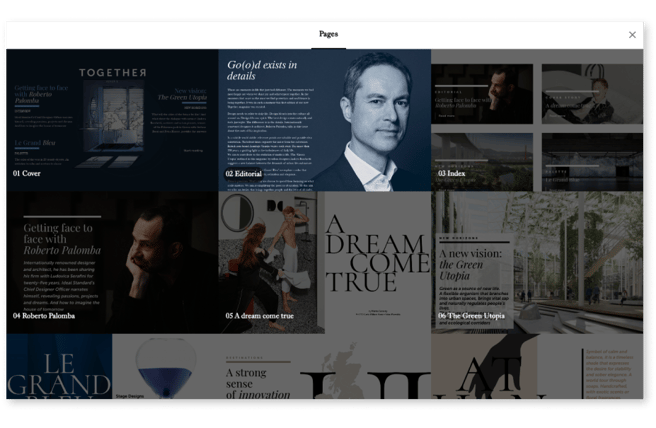 How to create and format a catalog