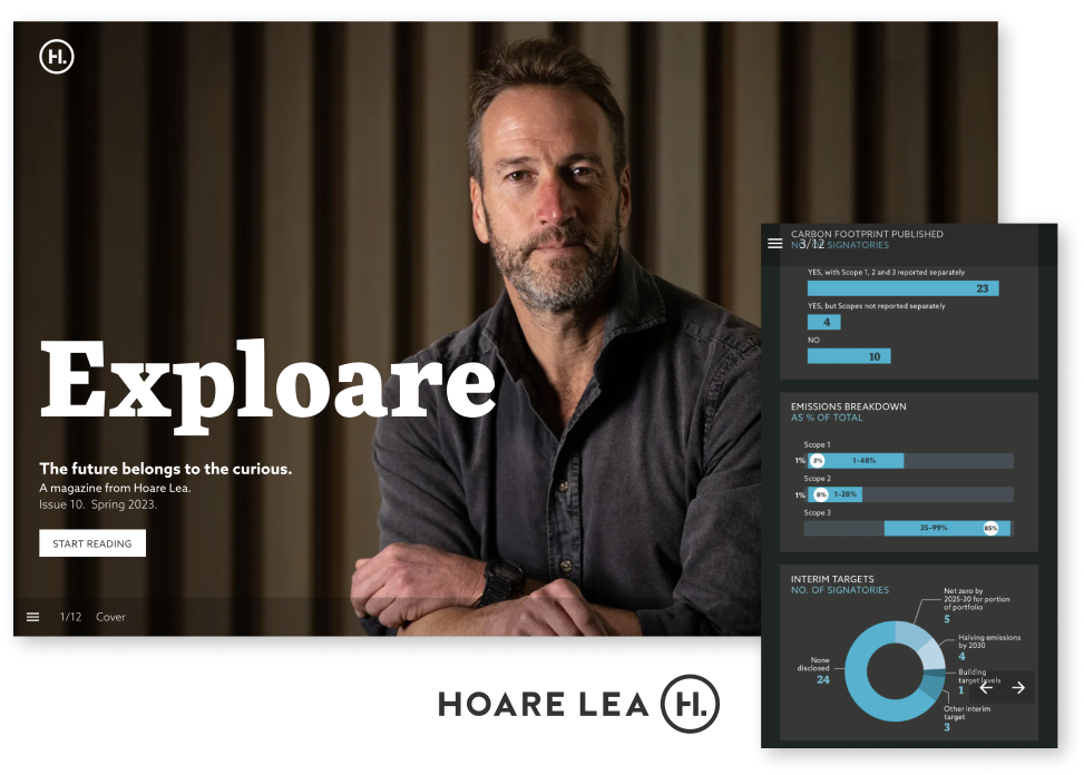 Hoare Lea Interactive Magazine Example – Foleon