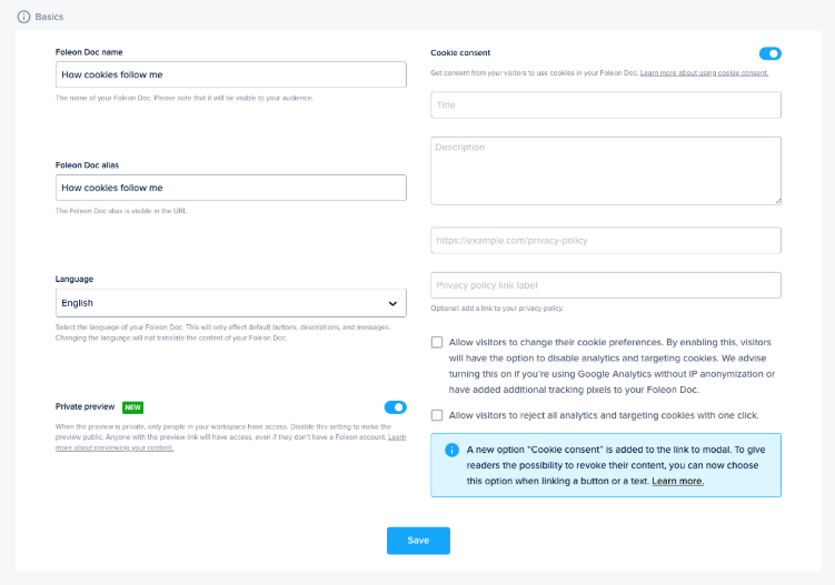 All about cookie consent
