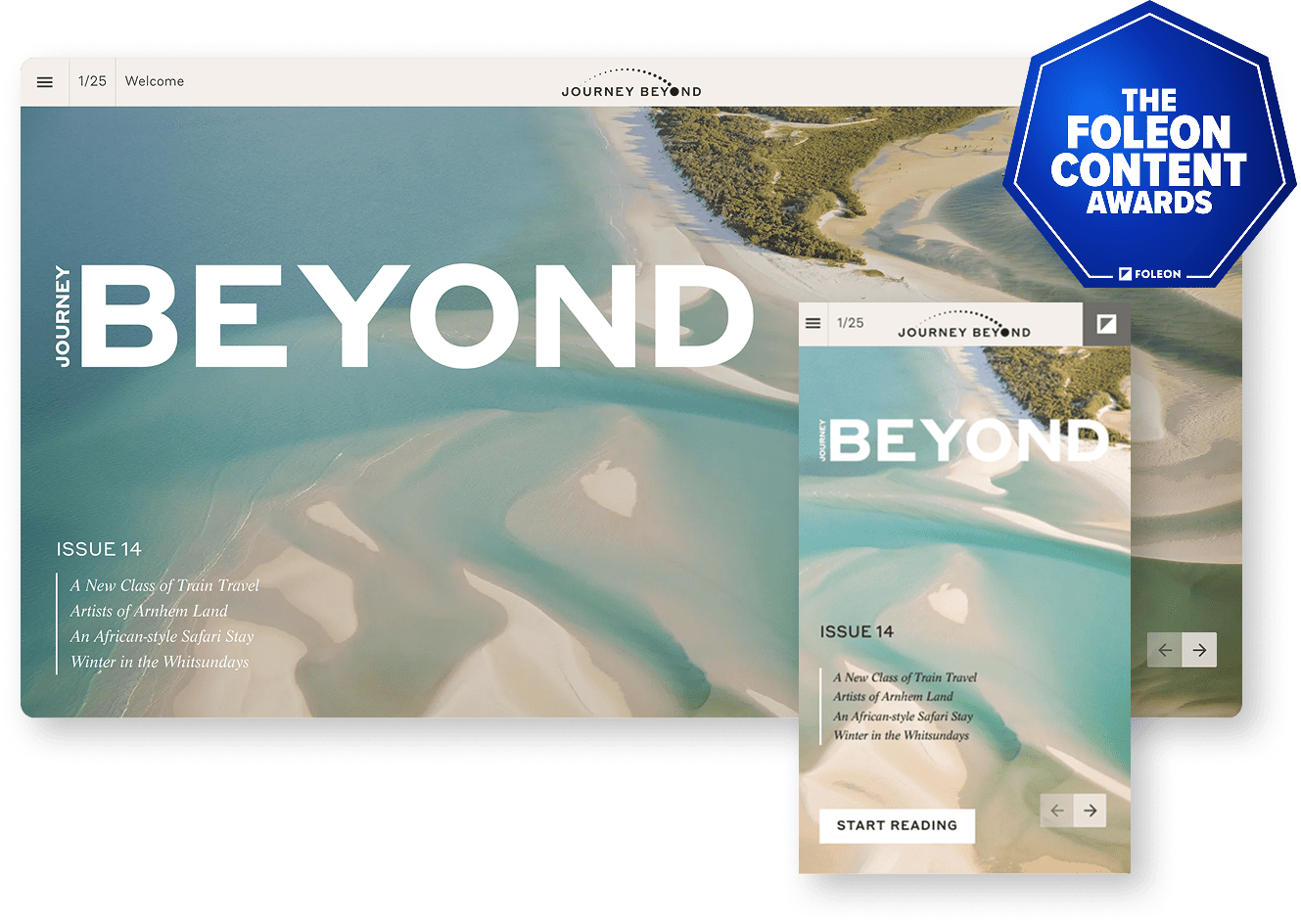 Journey Beyond Magazine Edition 14 Example – Foleon