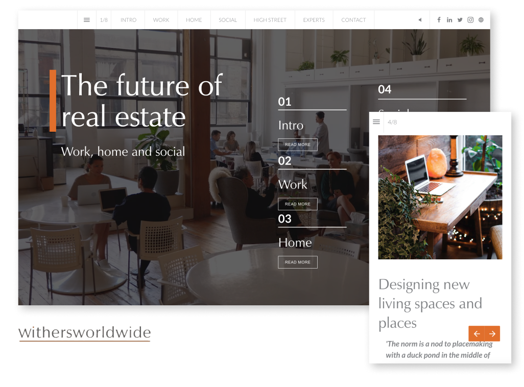 Withersworldwide Interactive Report Example – Foleon