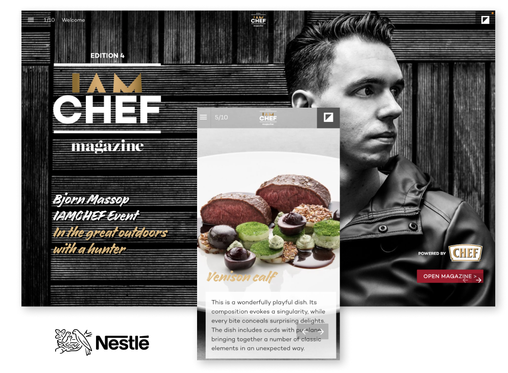 Nestlé Interactive Magazine Example – Foleon