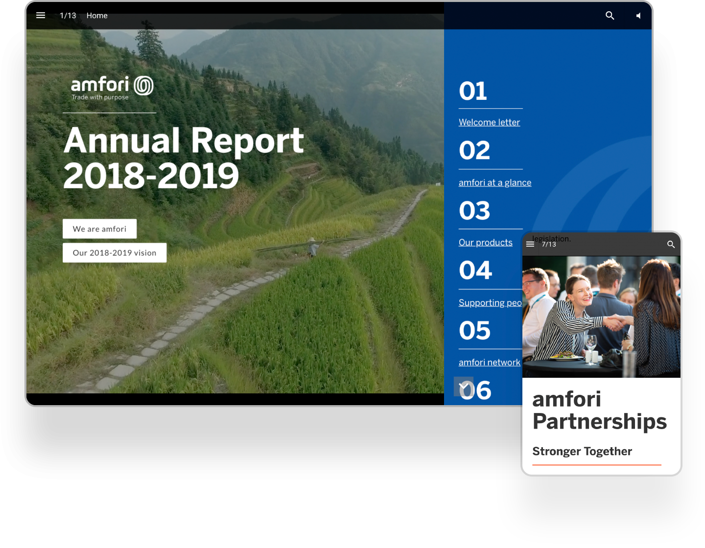 Amfori Interactive Report Example – Foleon Amfori Interactive Report Example – Foleon